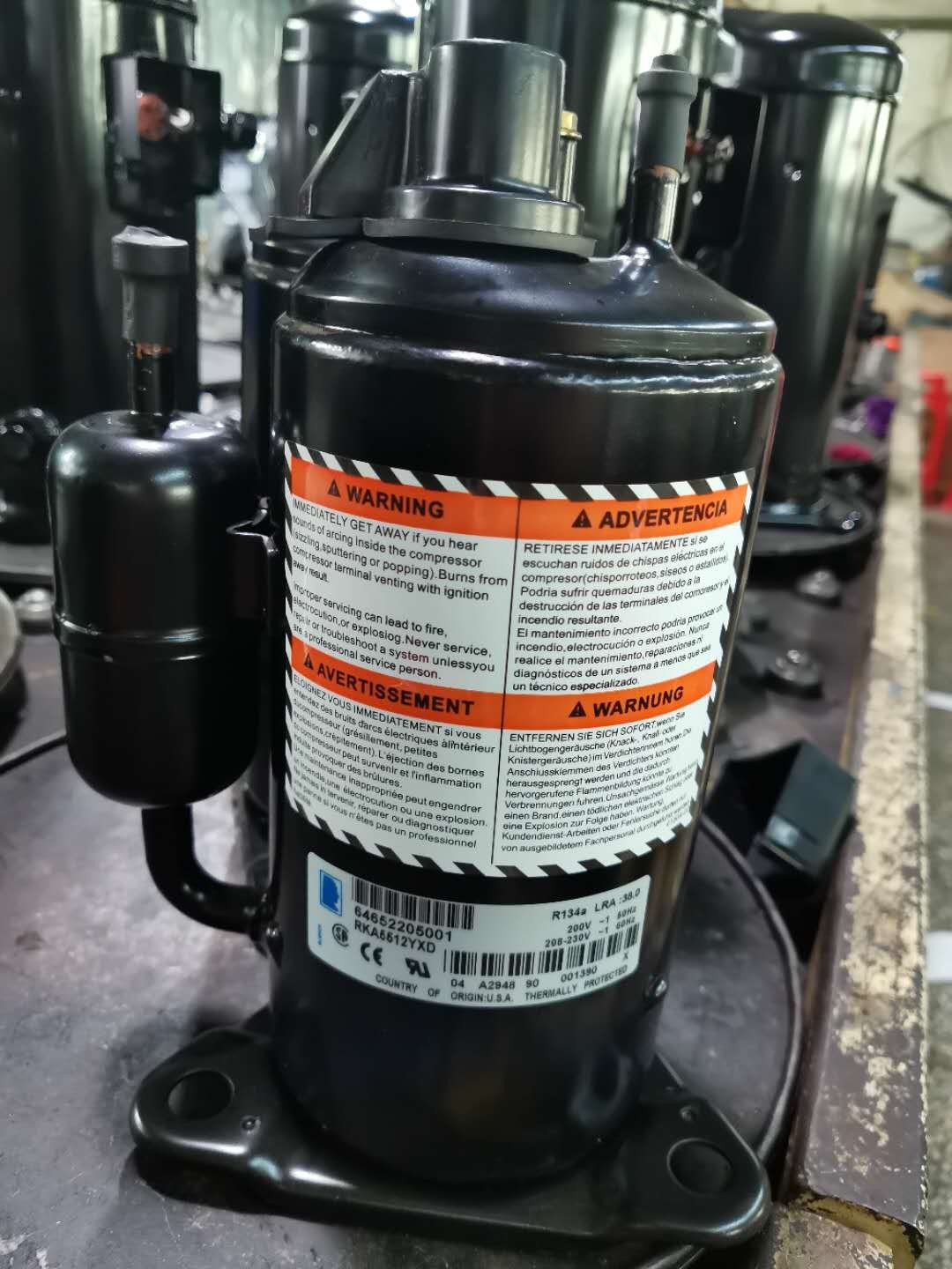 CR34K6M-TFD-101 Emerson Copeland Refrigeration Compressor