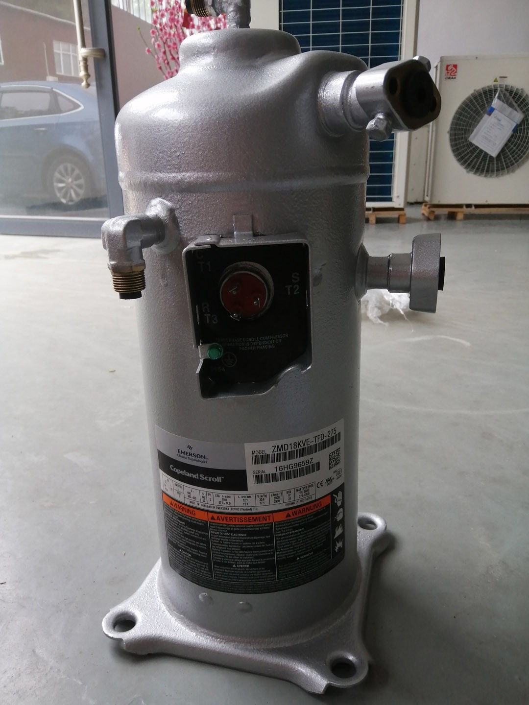 ZMD18KVE-TFD-275 Emerson Copeland Refrigeration Compressor