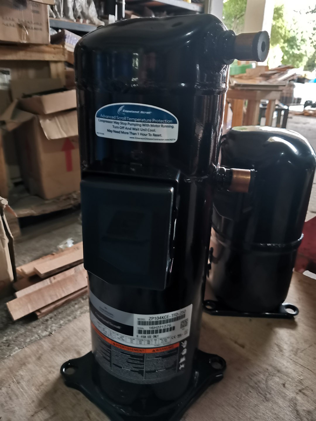 ZP104KCE-TFD-250 Emerson Copeland Refrigeration Compressor